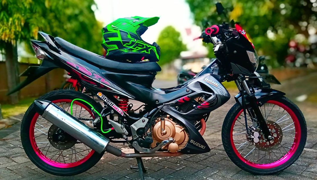 Modifikasi Satria FU Simple 100% Keren - Custom Feast